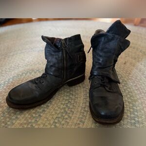 A.S.98 | Shoes | As98 Black Leather Combat Boots | Poshmark